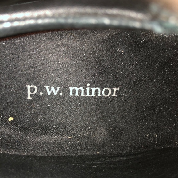 P.W. Minor | Shoes | Pw Minor Black Leather Lace Up Shoes | Poshmark
